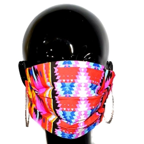 FJ | Accessories | Chevron Handmade Cotton Face Mask Reusewash | Poshmark